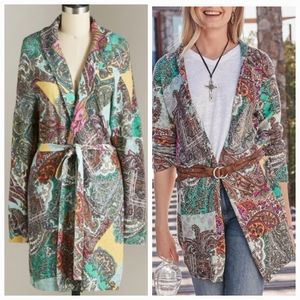 Sundance | Sweaters | Sundance Impressions Cardigan Sweater Paisley Rib ...